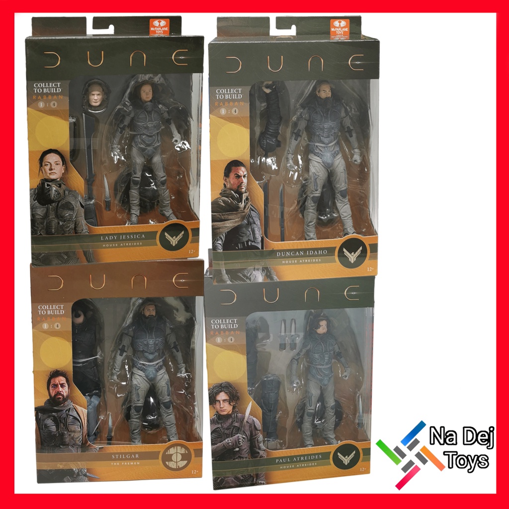 Mcfarlane DUNE Set 4 Stilgar / Paul Atreides / Lady Jessica / Duncan ...