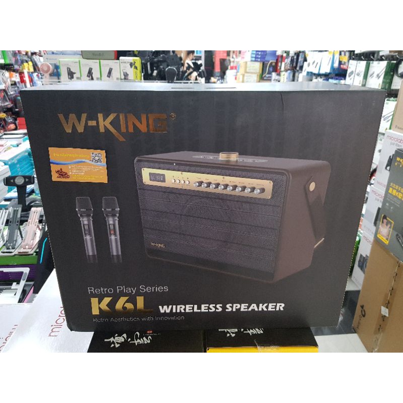 W-king K6L Bluetooth Speaker ลำโพงบลูทูธ 120W ฟรีไมค์2ตัวและรีโมท -รับประกัน 1 ปี - kriwit007 ...
