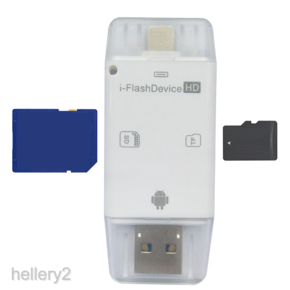 U Disk Flash Drive TF/SD Memory Card Stick Reader Adapter with Multi ...