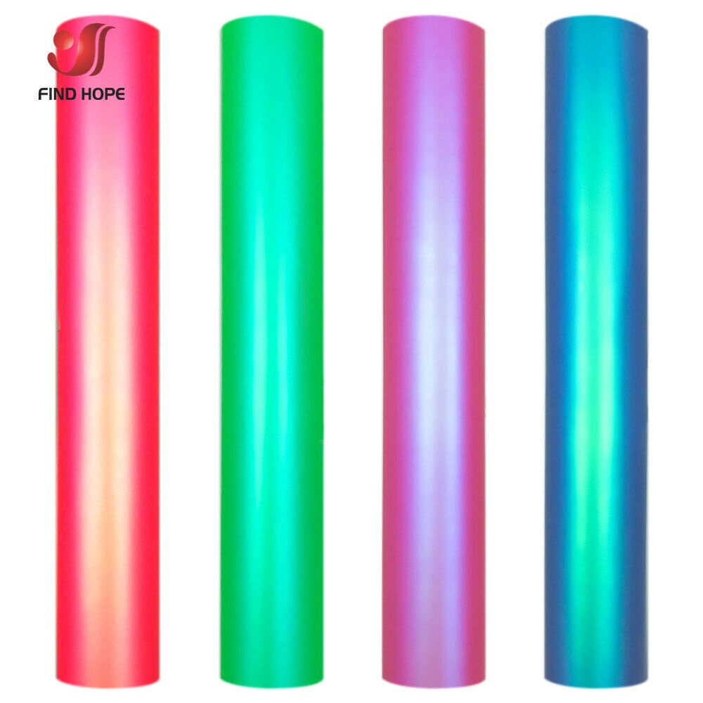 Iridescent Silky Adhesive Vinyl 4 Assorted Colors for Home Cup Car ...