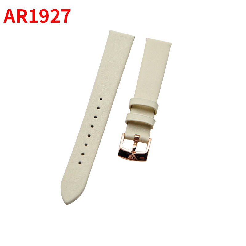 ⚡ぢสายนาฬิกาข้อมือ Armani สายหนังแท้รุ่น14mm ทดแทน ar1876/1726/1757/1681 ...