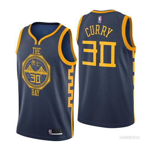 เสื้อกีฬาแขนกุด ลายทีม Nba Jersey Golden State Warriors No.30 Stephen ...