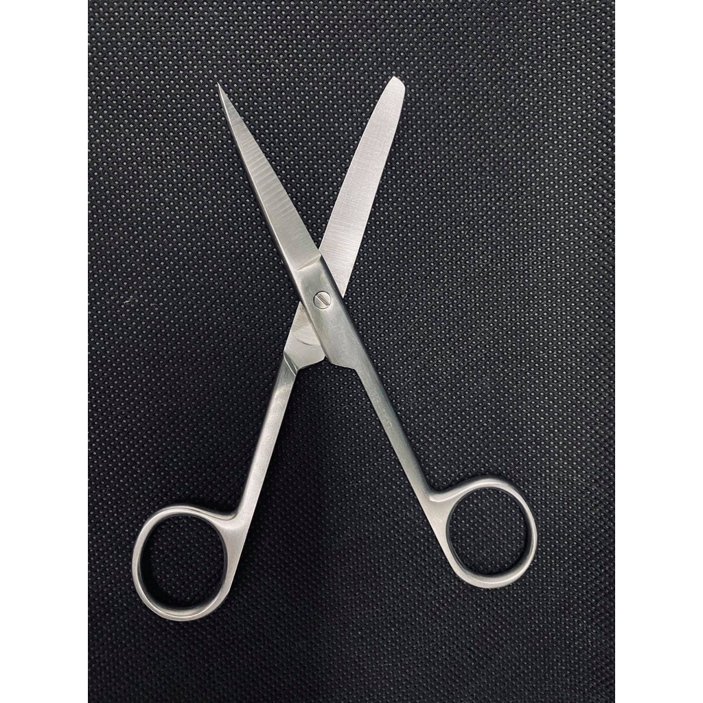 กรรไกรตัดไหม ปลายโค้ง แหลม ป้าน ขนาด 13 0 ซ ม Operating Scissor Sharp