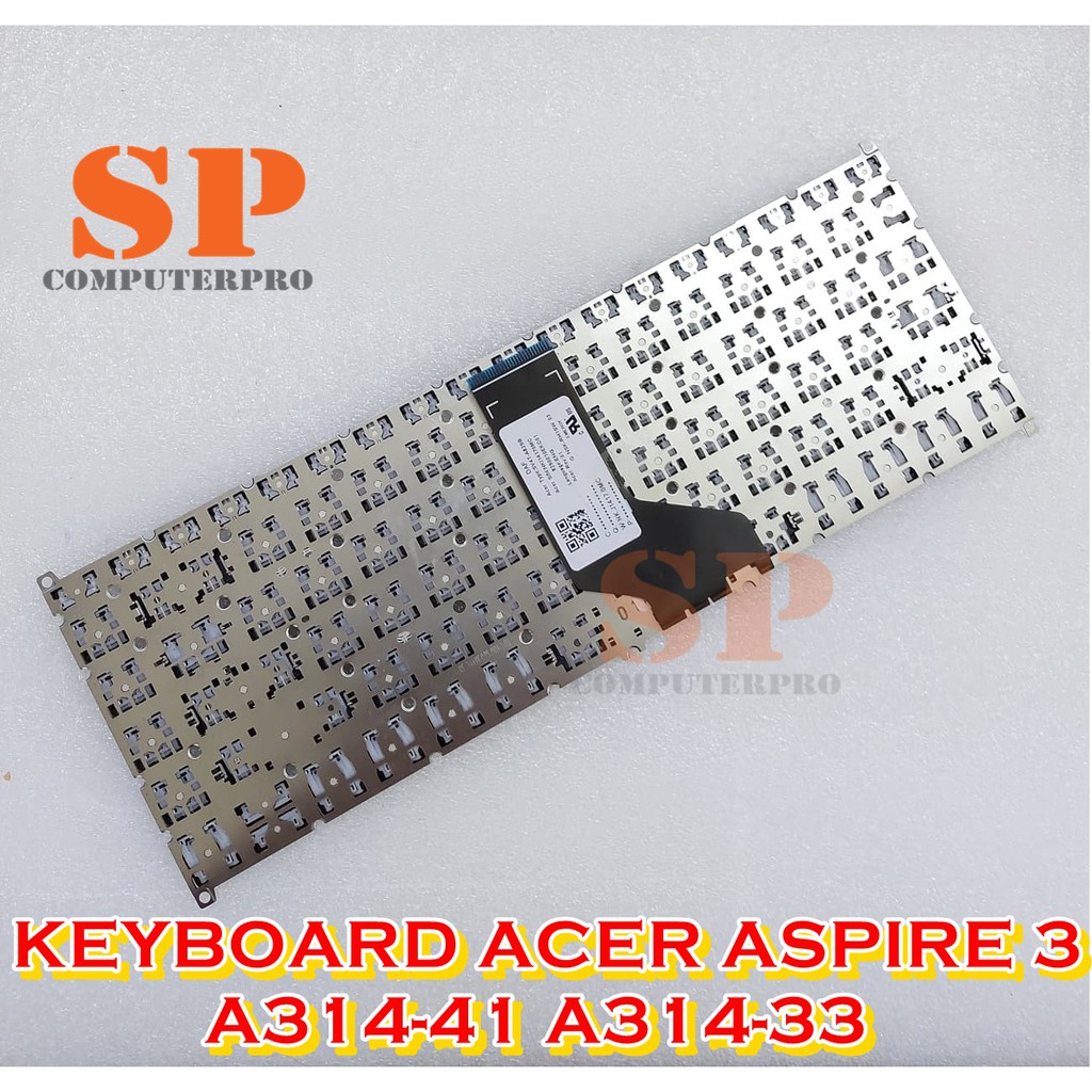 ACER KEYBOARD คีย์บอร์ดโน๊ตบุ๊ค ACER ASPIRE 3 A314-33 A314-41 A514-51 - 9x921t6spl - ThaiPick
