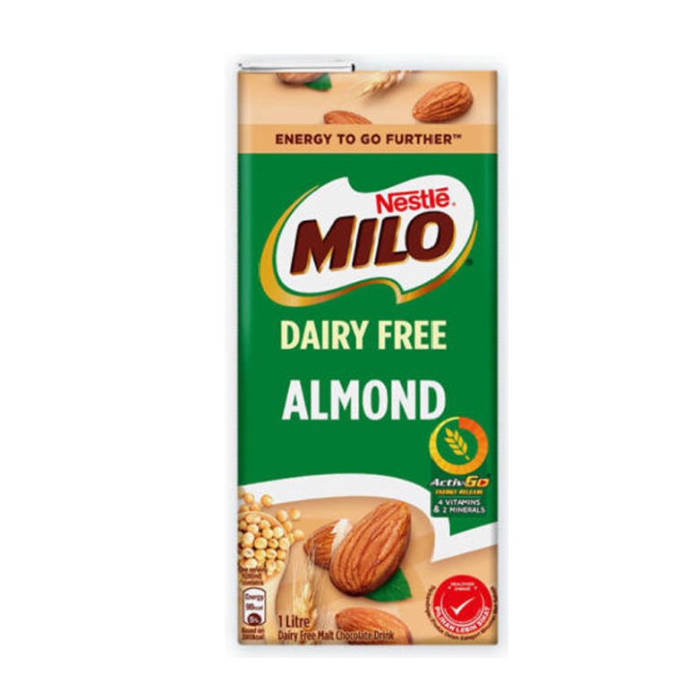 เครื่องดื่ม Milo almond นมอัลมอนด์ ไมโล ขนาด 1 ลิตร | Shopee Thailand