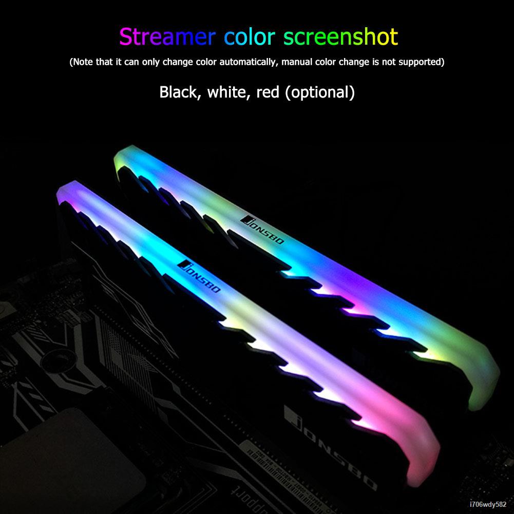 Jonsbo NC-1 RAM Heatsink Cooler RGB 256 Color PC Memory Cooling Vest ...