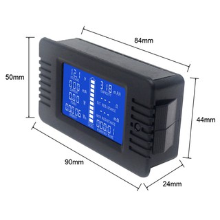 PZEM-015 / 013 วัดระดับแบตเตอรี่ DC 0-200V Volt Amp meter Car Battery ...