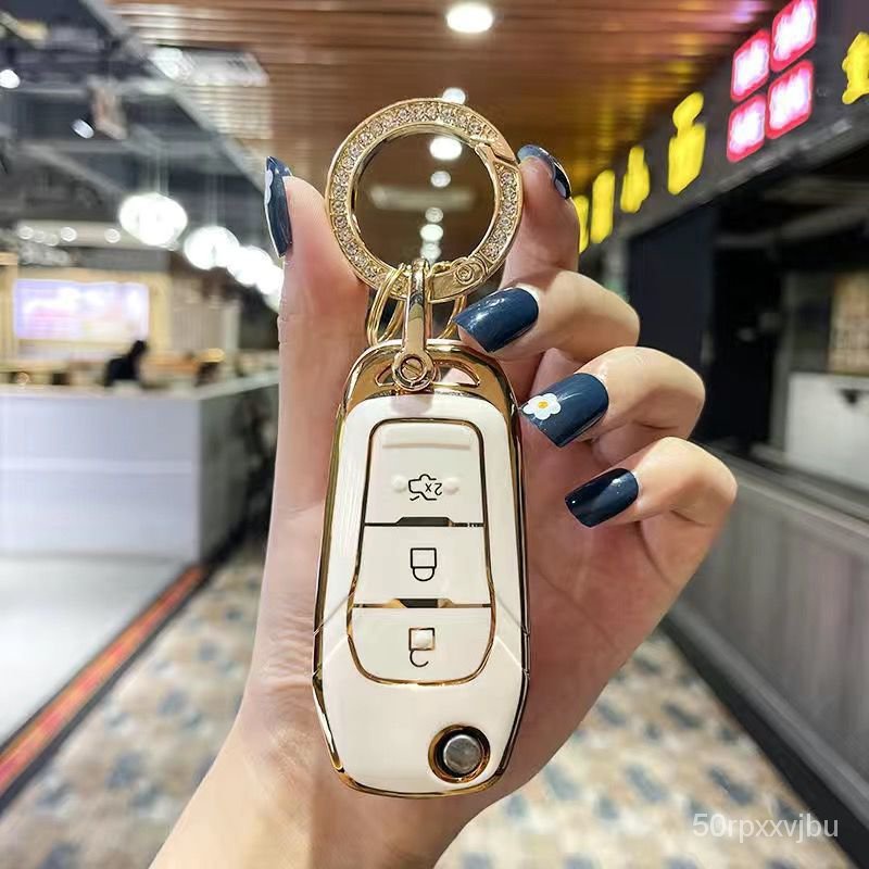 TPU Key Case Cover Holder for Ford Puma 2021 2020 Focus 2 3 Mondeo 5 ...