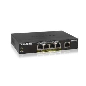 NETGEAR 5-Port Gigabit Ethernet Unmanaged PoE Switch (GS305P) | Shopee ...