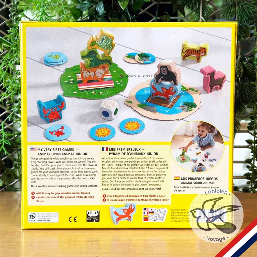 Animal Upon Animal ( Tier auf Tier ) Mini Tin Box My Very First Game Jr ...
