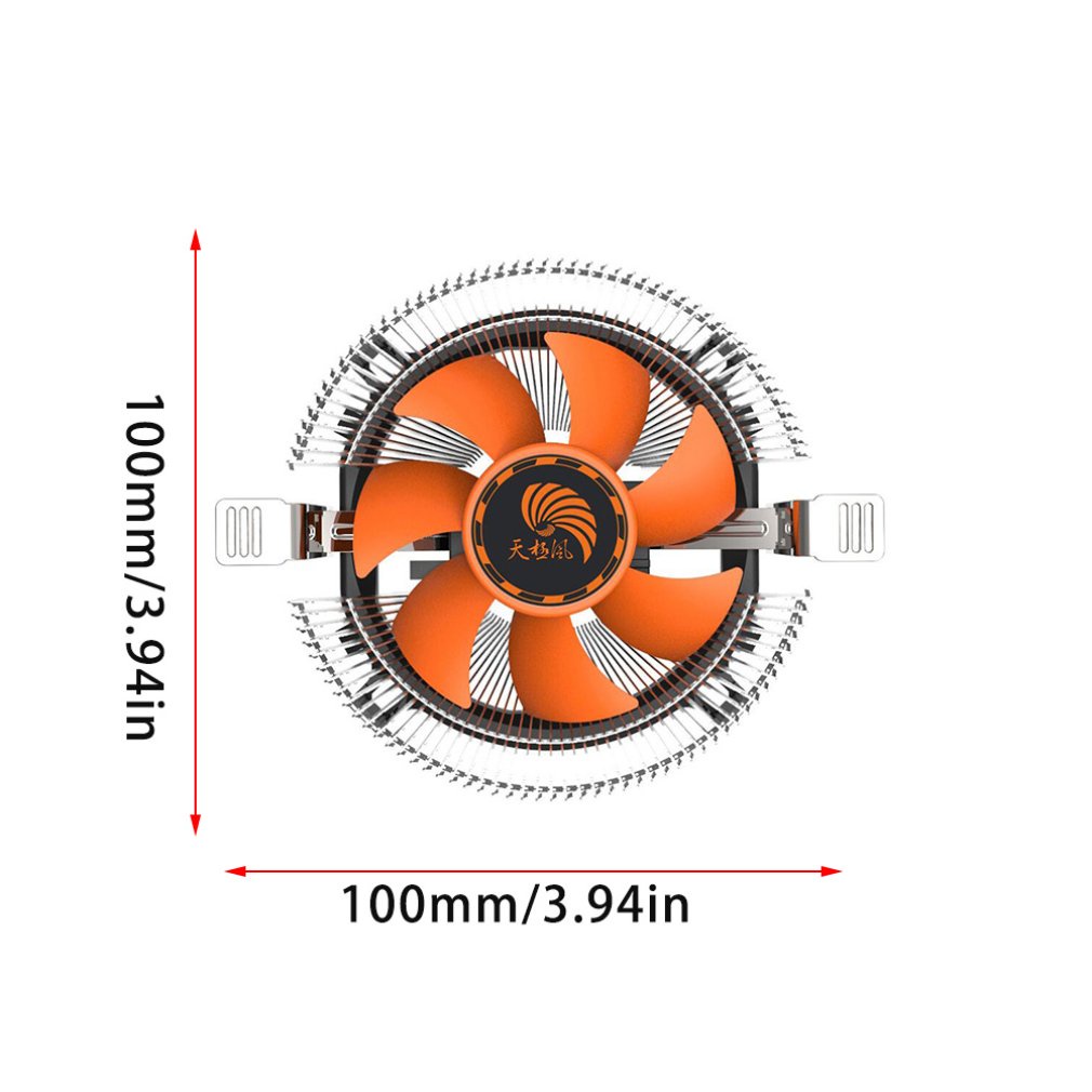 Long Service Life Super Quiet Computer PC CPU Cooler Cooling Fan ...