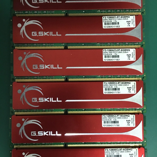 G.Skill DDR3-1600 PC3 12800 2GBx6 12GB - equinix - ThaiPick