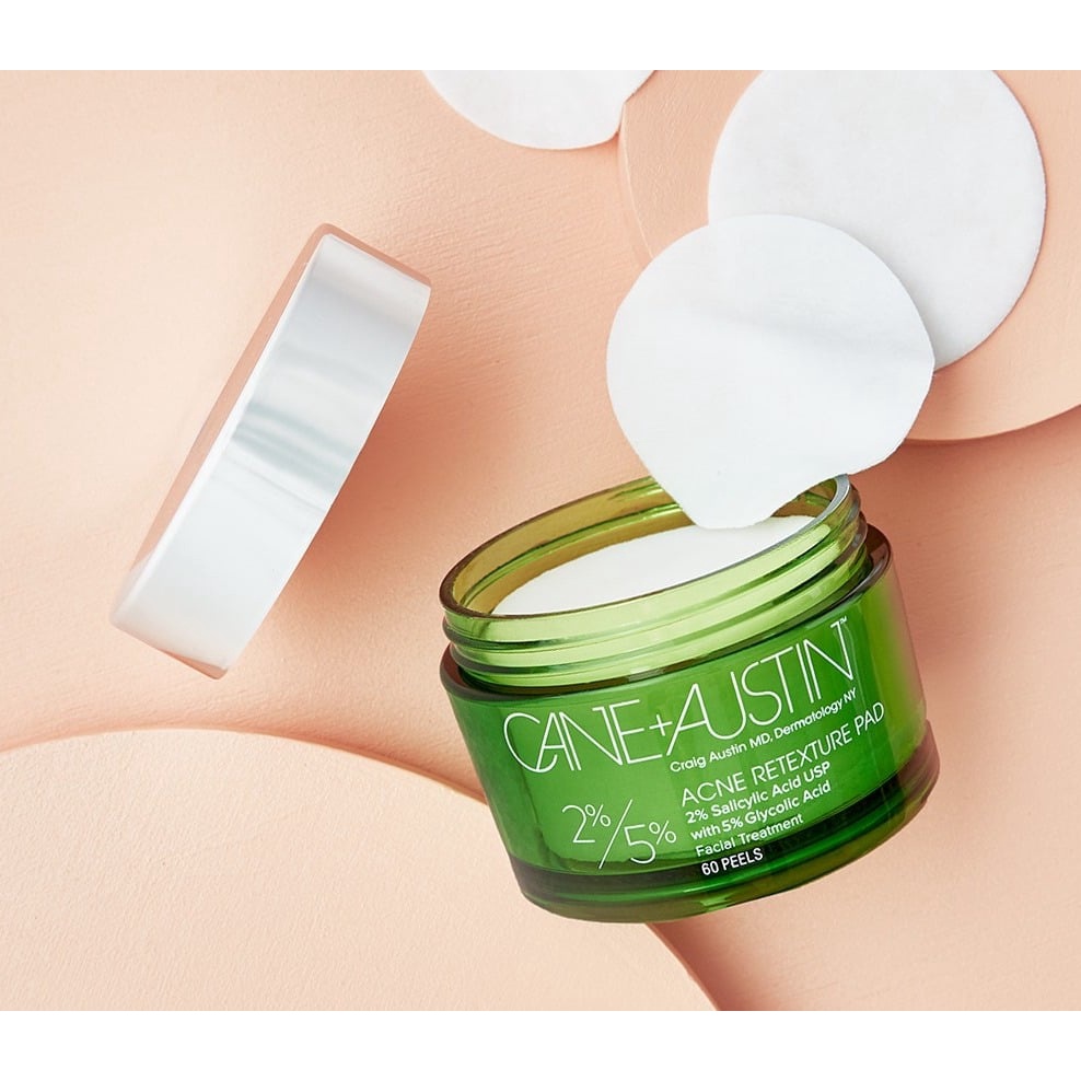 ของแท้ ส่งฟรี Cane Austin Acne Retexture Pad 5 Glycolic Acid and 2 ...