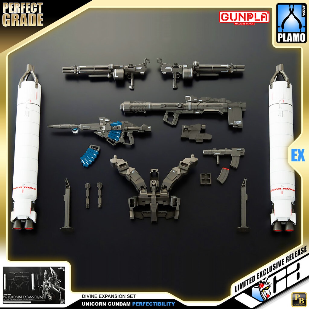⭐️ PREMIUM BANDAI PB GUNPLA PERFECT GRADE PG 1/60 DIVINE EXPANSION SET ...