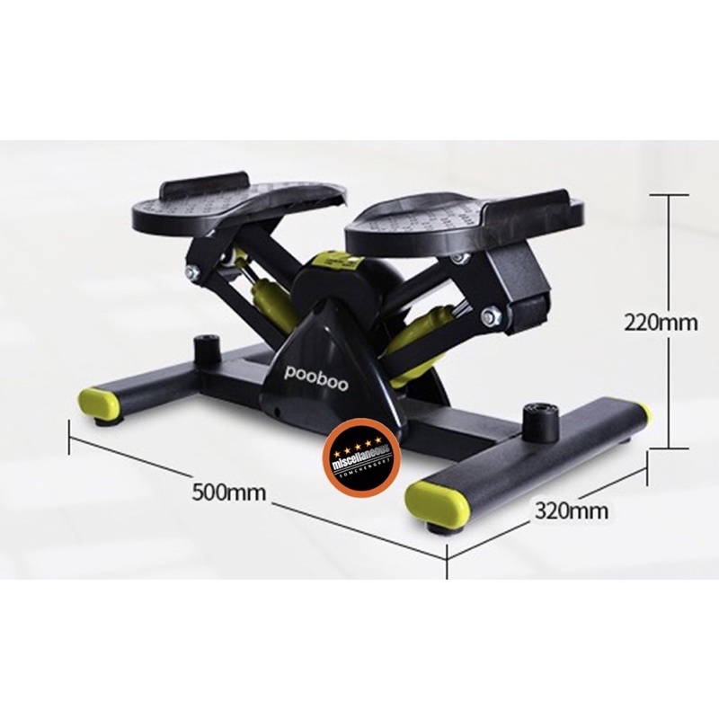 พร้อมส่ง ️ ( Pooboo ) Side Stepper เครื่องออกกำลังกายทิ้งน้ำหนักตัวสลับ ...