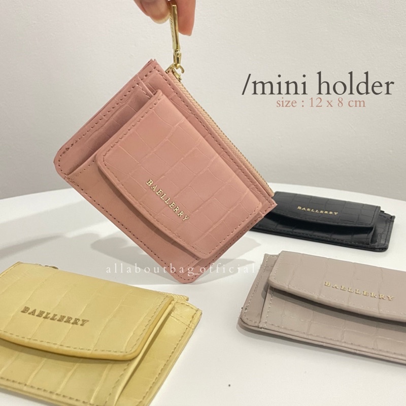 กระเป๋าสตางค์รุ่น Mini holder พร้อมส่ง กระเป๋าเงินรุ่นมินิ สีหวานแบบลูก ...
