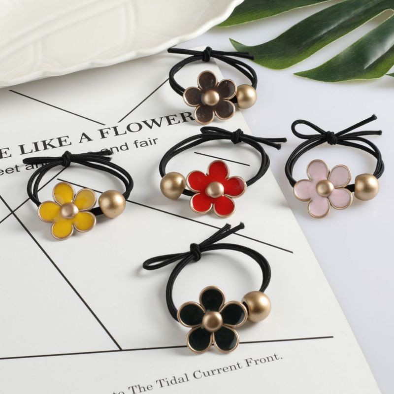 ยาง รัด ผม เกาหลี ดอกไม้ ???????? - ploypirin_ploy - ThaiPick