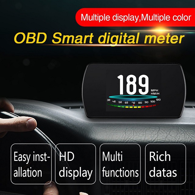 OBD2 สมาร์ทเกจ Smart Gauge Digital Meter/Display P12 Plus ของแท้เมนู ...