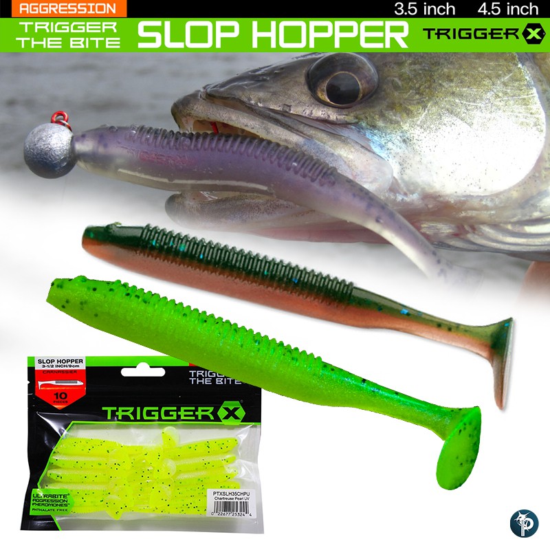 เหยื่อยาง TRIGGER X รุ่น SLOP HOPPER | Shopee Thailand