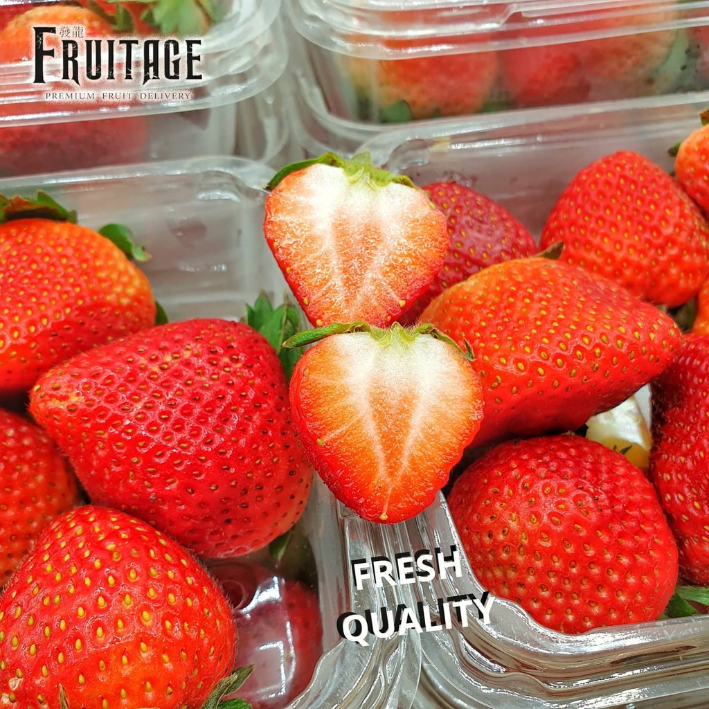 สตอเบอรี่นำเข้า จากอเมริกา/ออส Strawberry (USA/AUS) (1แพค/250กรัม) ~ลด ...