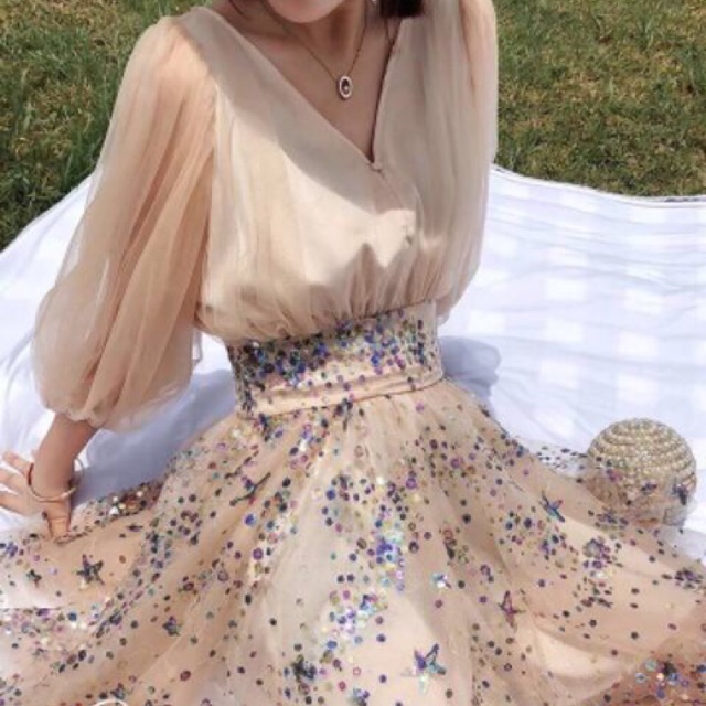 เดรสกลิตเตอร์ สินค้าขายดีค่ะ - shamanskincare - ThaiPick