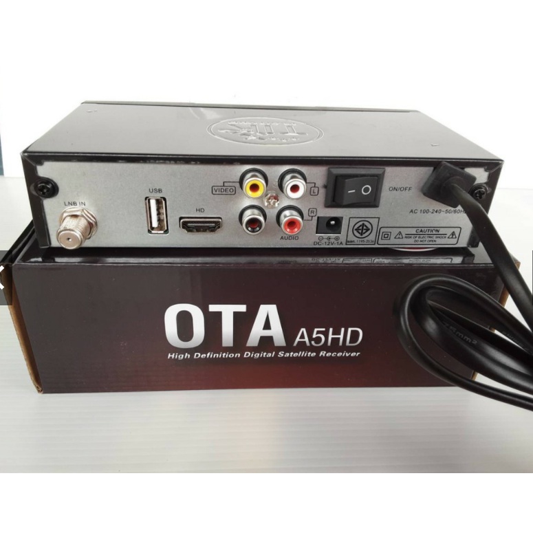 DeaSat กล่องรับสัญญาณดาวเทียม รุ่น OTA A5HD USB Wifi IDeasatรับชมได้ 2 ระบบ (ทั้งระบบจานดาวเทียม ...