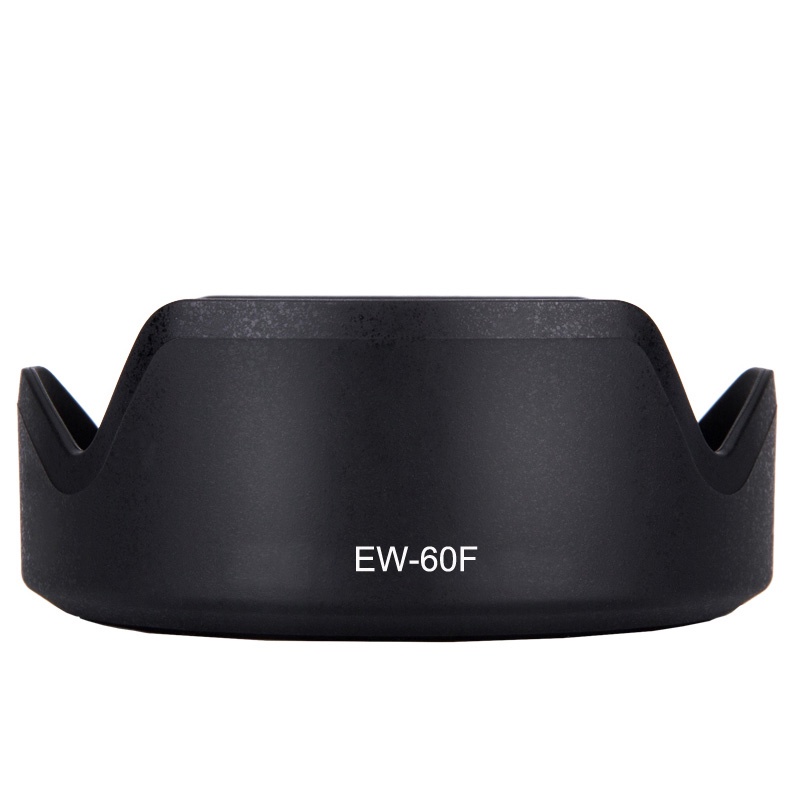 ฝาปิดเลนส์กล้อง EW-60F 55mm ew 60f EW60F Lens Hood Reversible Camera Lente Accessories for Canon ...
