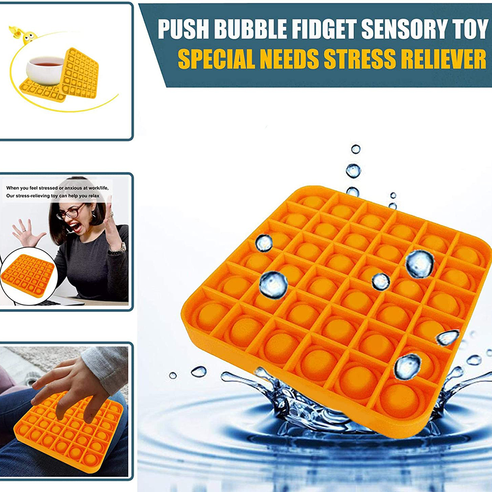 Infant Baby Foxmind Exercise Tactile Educational Push Pop Pop Bubble ...