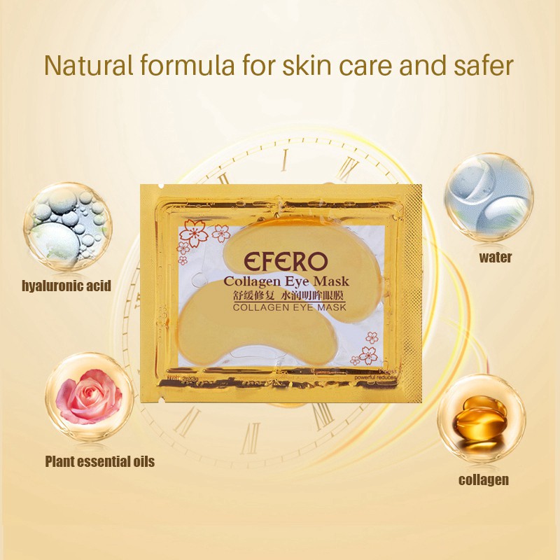 EFERO 5Pack Collagen Gold Eye Mask Eye Patch Face Mask Eye Patches ...