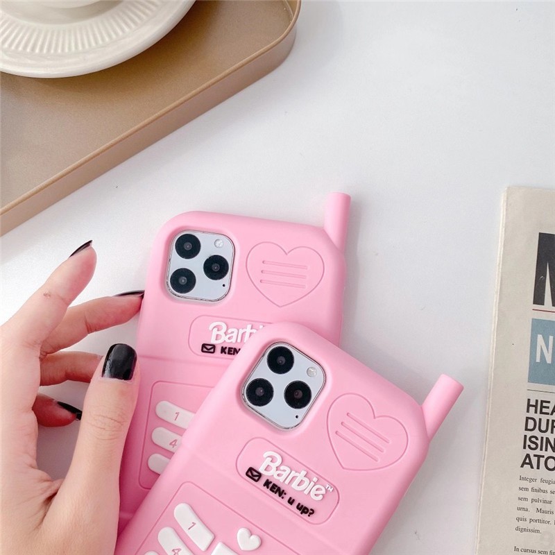 Barbie Cell Phone Design Cartoon Silicone Case IPhone 13 11 pro max ...
