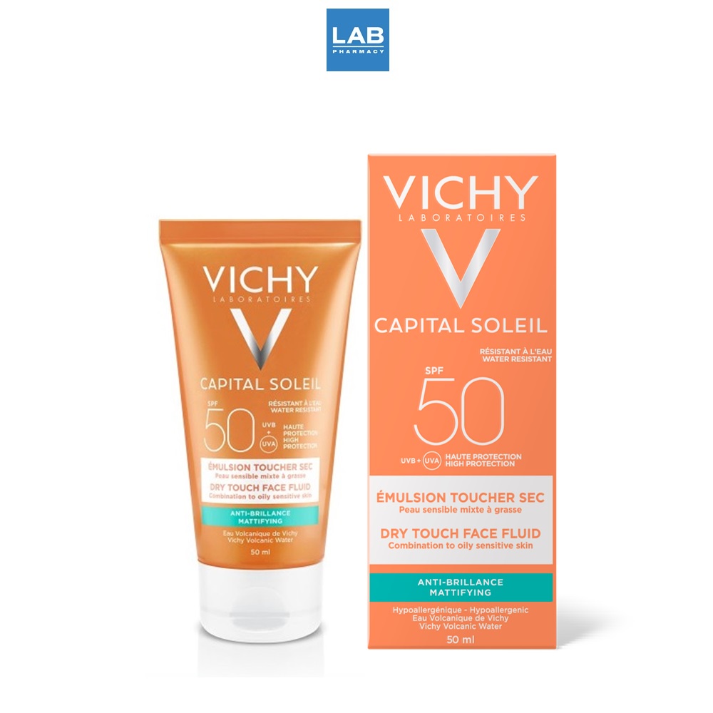 VICHY Ideal Capital Soleil Dry Touch SPF 50 PA++++ 50 ml. - ผลิตภัณฑ์ ...