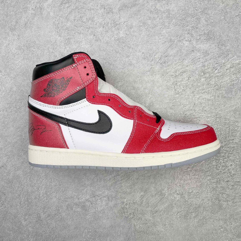 Trophy Room x Nike Air Jordan AJ1 High OG รองเท้ากีฬาที่ทนต่อการสึกหรอ ...