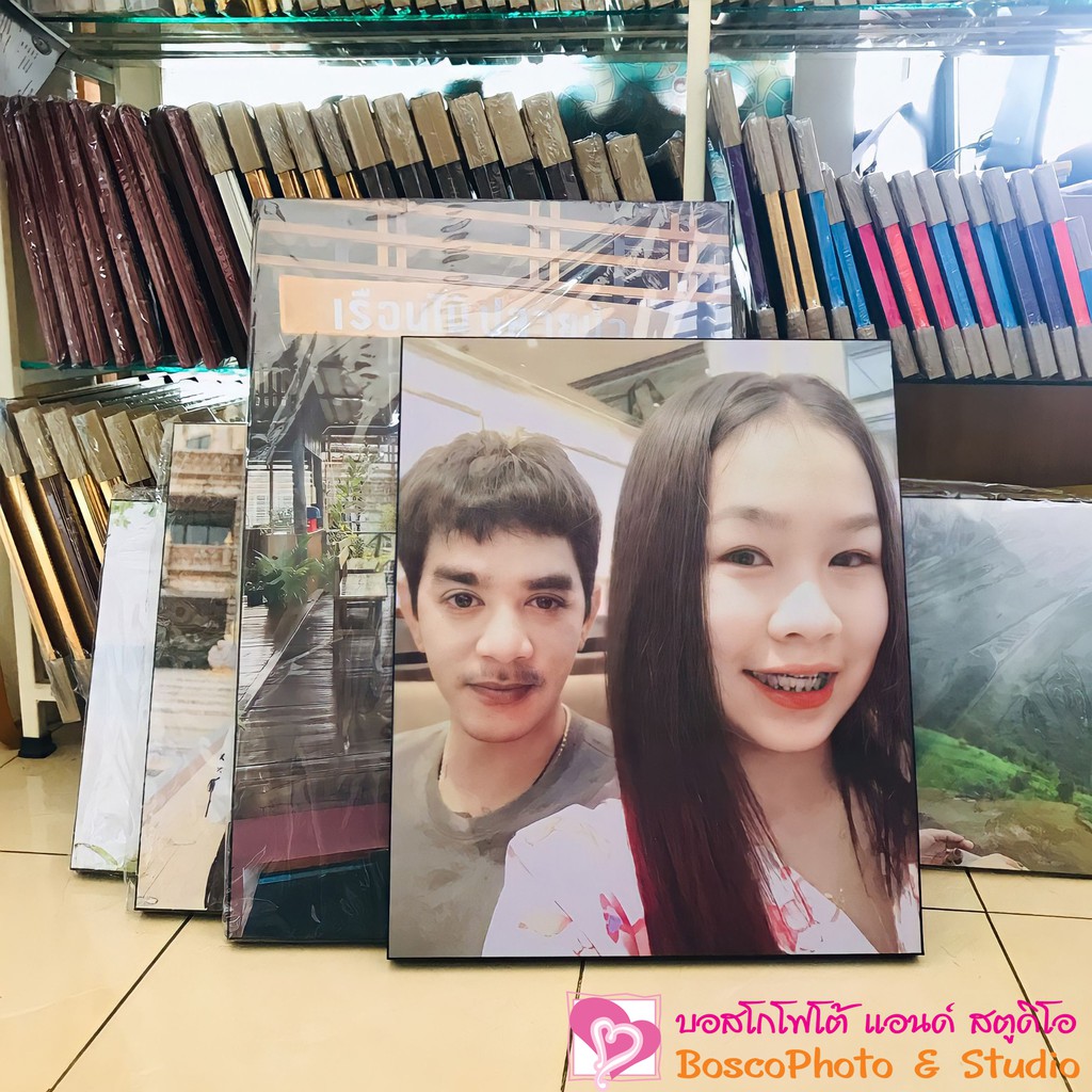 ภาพกรอบลอยสำหรับติดผนัง รูปตั้งโต๊ะ ของขวัญวันเกิด วันแต่งงาน รูปลูกแรก ...