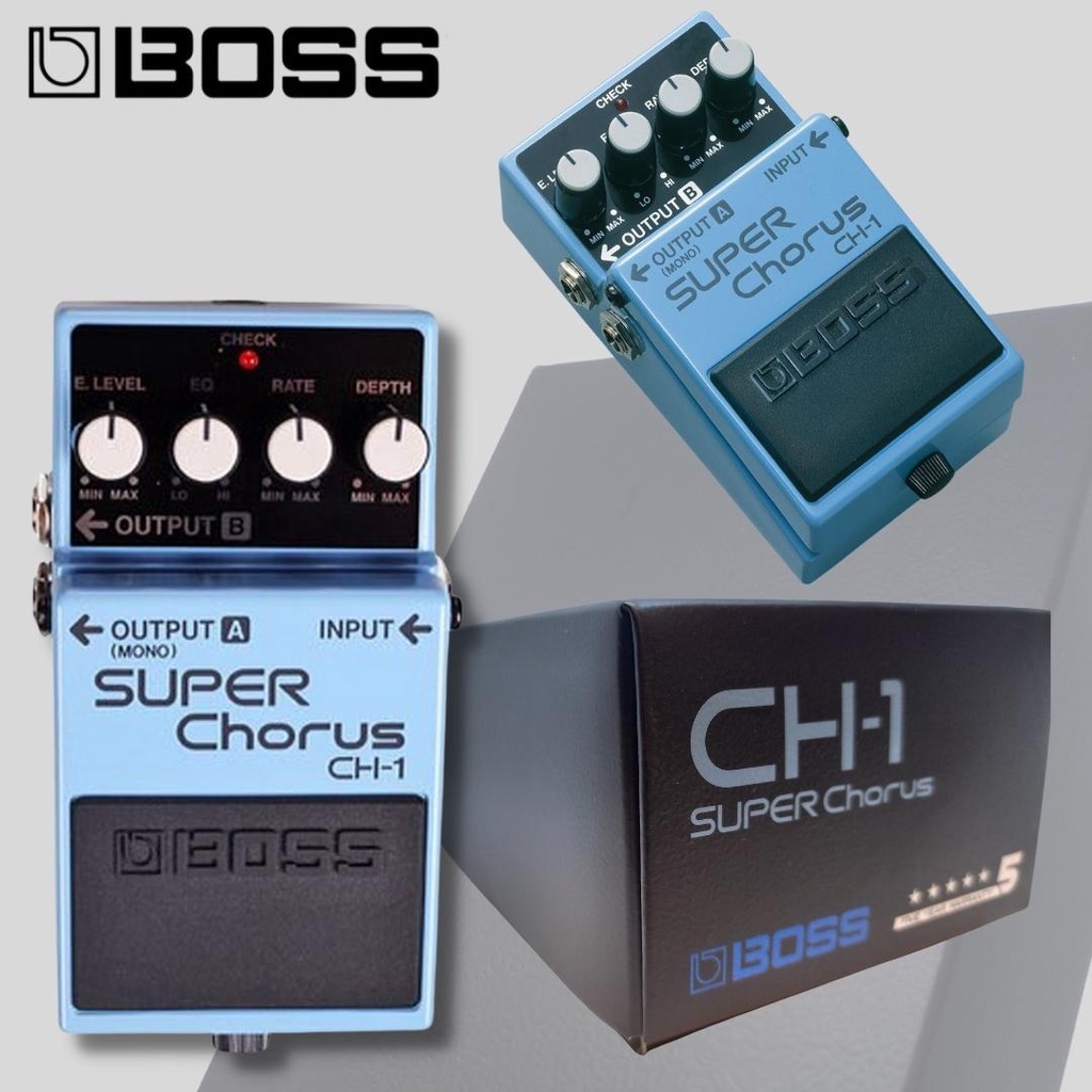 เอ็ฟเฟ็กกีตาร์ไฟฟ้า BOSS CH-1 เสียง Super Chorus - musicexplorer - ThaiPick