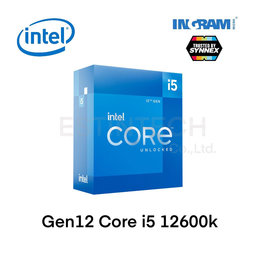CPU (ซีพียู) Gen 12 INTEL 1700 CORE I5-12600k 3.7 GHz Boost 4.9 GHz ของใหม่ประกัน 3ปี | Shopee ...