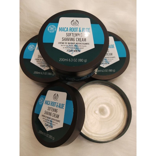 The body shop Maca root softening shaving cream 200ml ครีมโกนหนวด ...