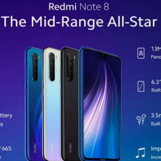 Redmi Note 8 Rom64 Ram4 เครื่องใหม่ ประกันศูนย์1ปี - smileaccess - ThaiPick