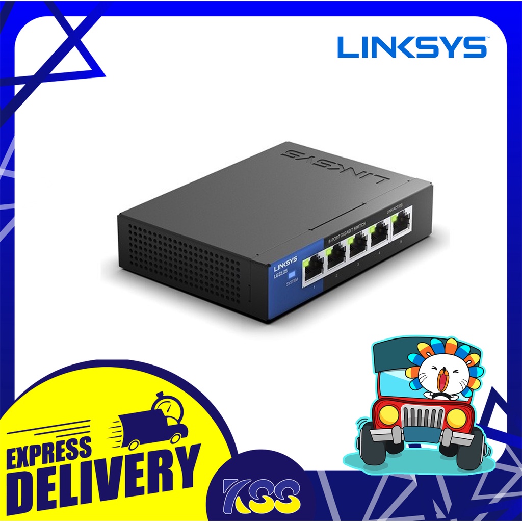 LINKSYS LGS105-AP Gigabit Switching Hub 5 Port รับประกันตลอดการใช้งาน ...