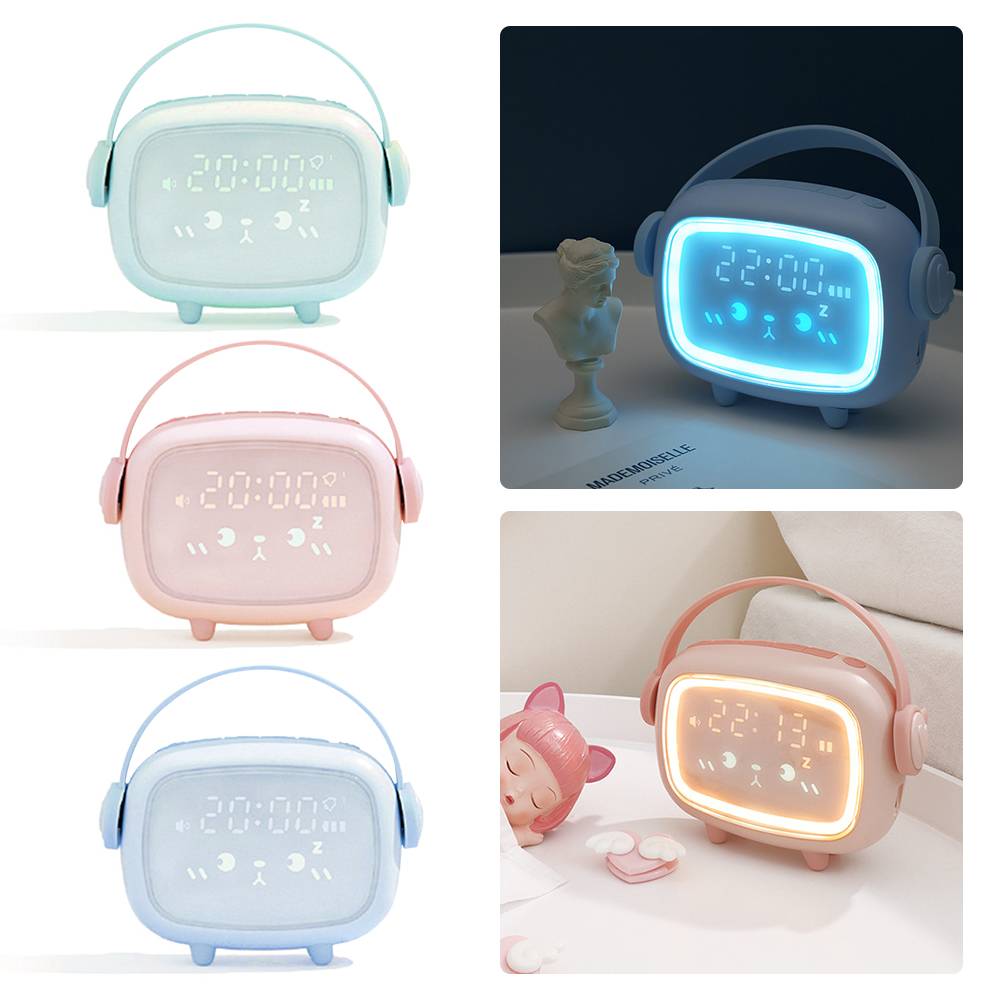 Present Cute Digital Clock Creative Time Angel Alarm Electronic Small ...
