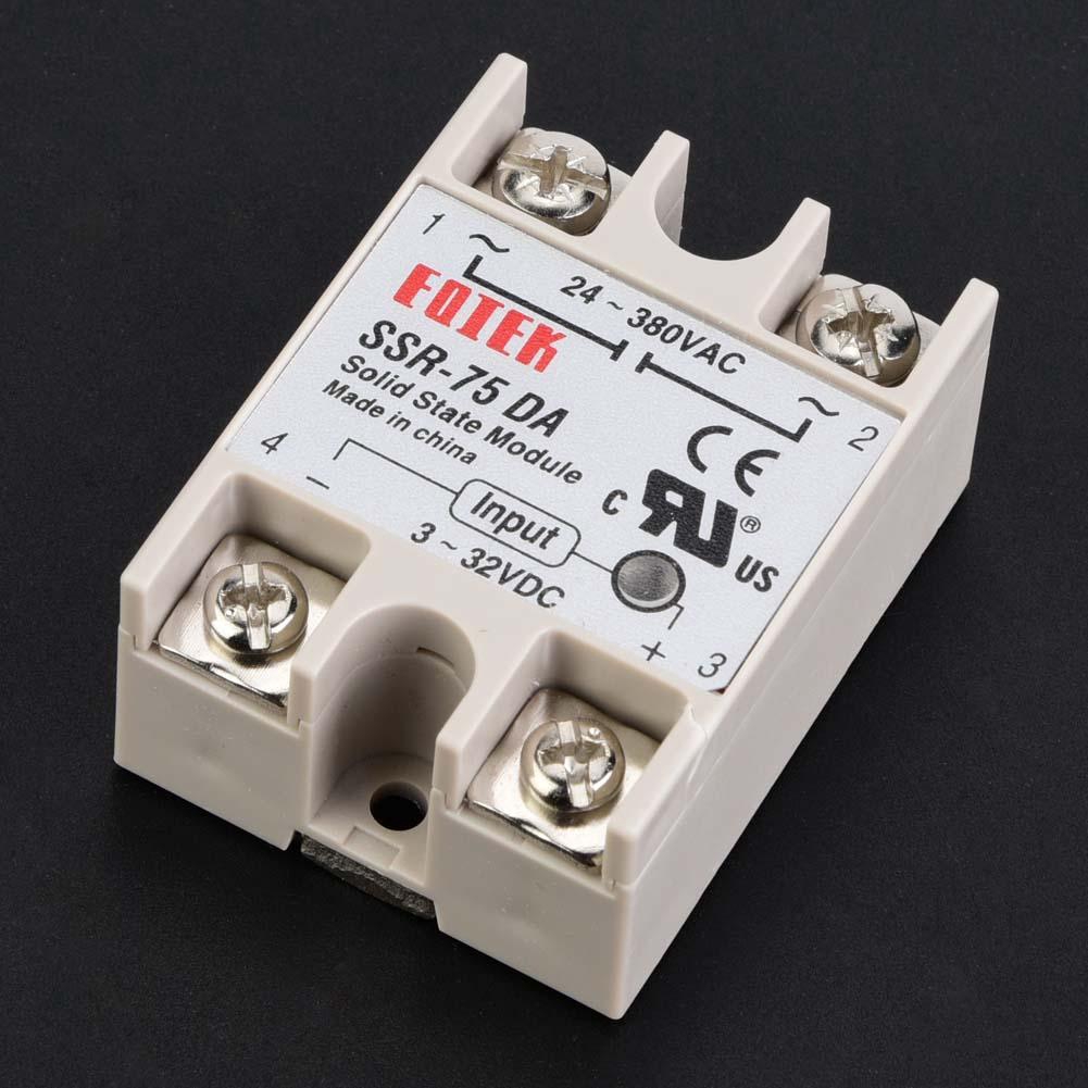 [Ready Stock] DC 3-32V to AC 24-380V Single Phase Solid State Relay SSR ...