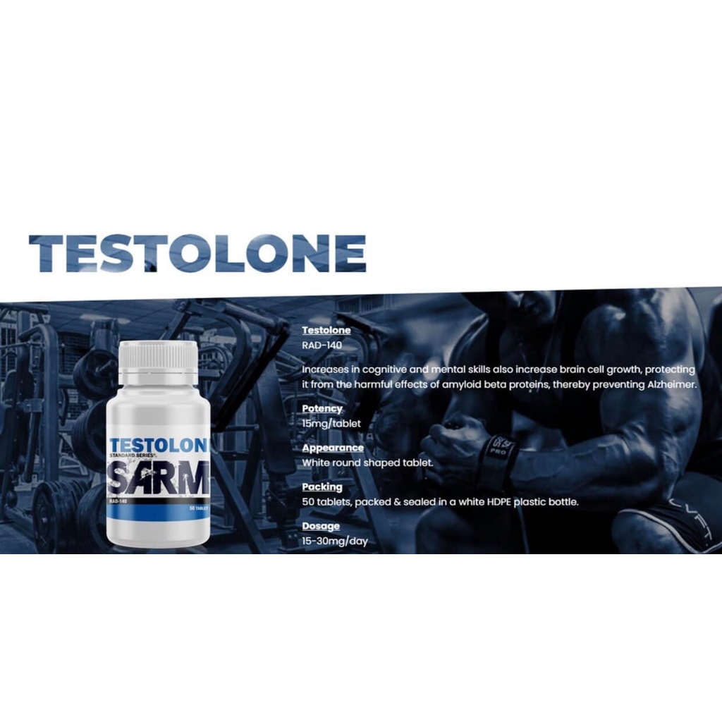 Sarm Combo Testolone RAD-140 15mg 50 tabs ให้คำปรึกษา ฟรี ทักมาสอบ่ถาม ...