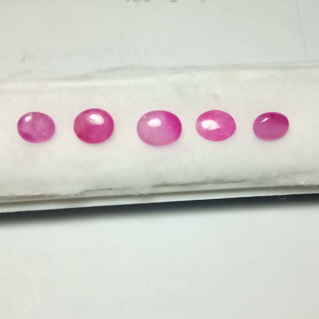 ทับทิม(หลังเบี่ย)Ruby Cab Oval/18 - onesatang - ThaiPick