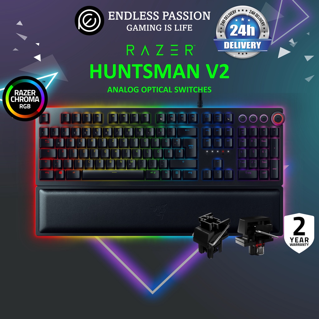 Hot sale-Razer Huntsman V2 Analog Gaming Keyboard - Razer Analog ...