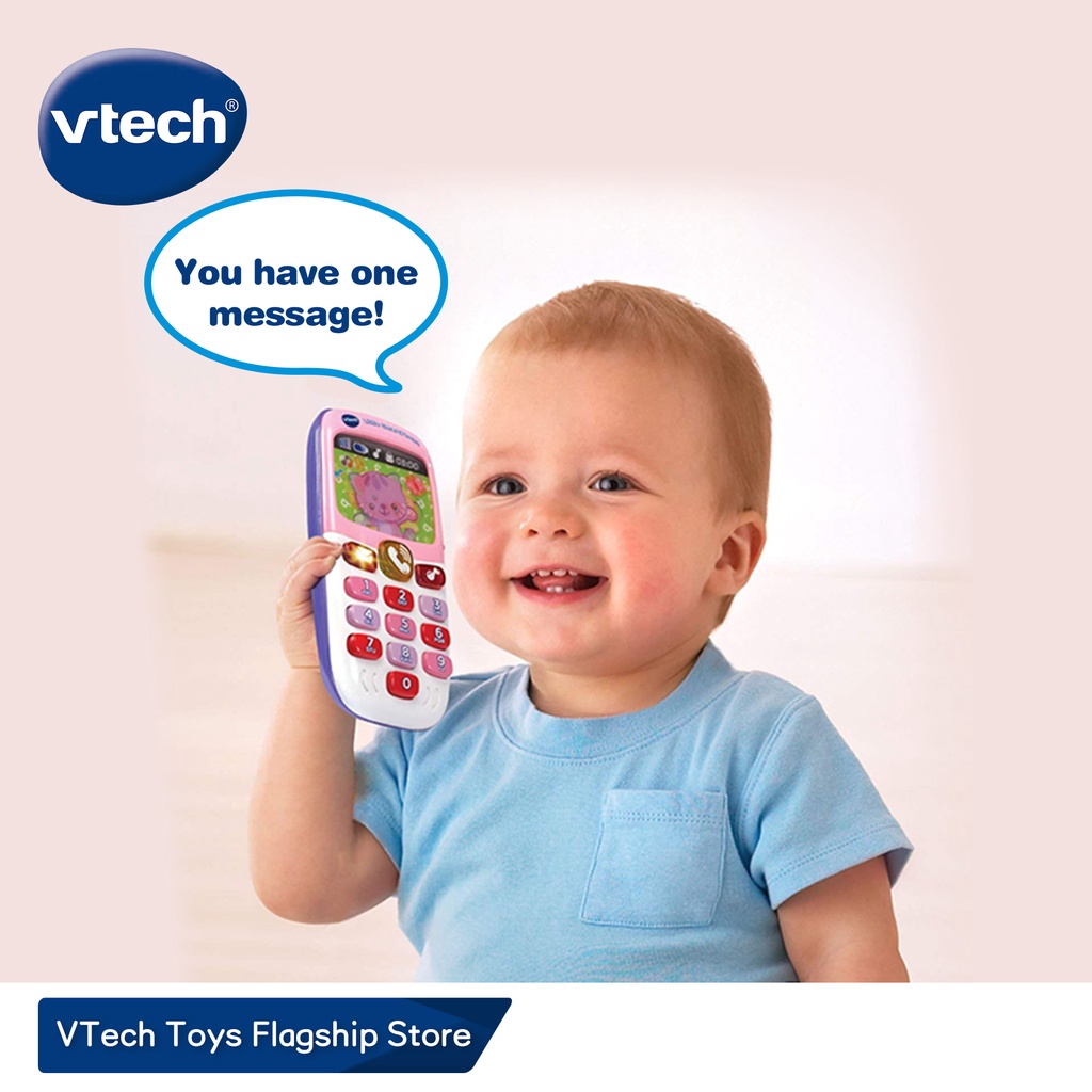 VTech Pink Color Little Smartphone Baby Phone Toys (6912 months) Early ...