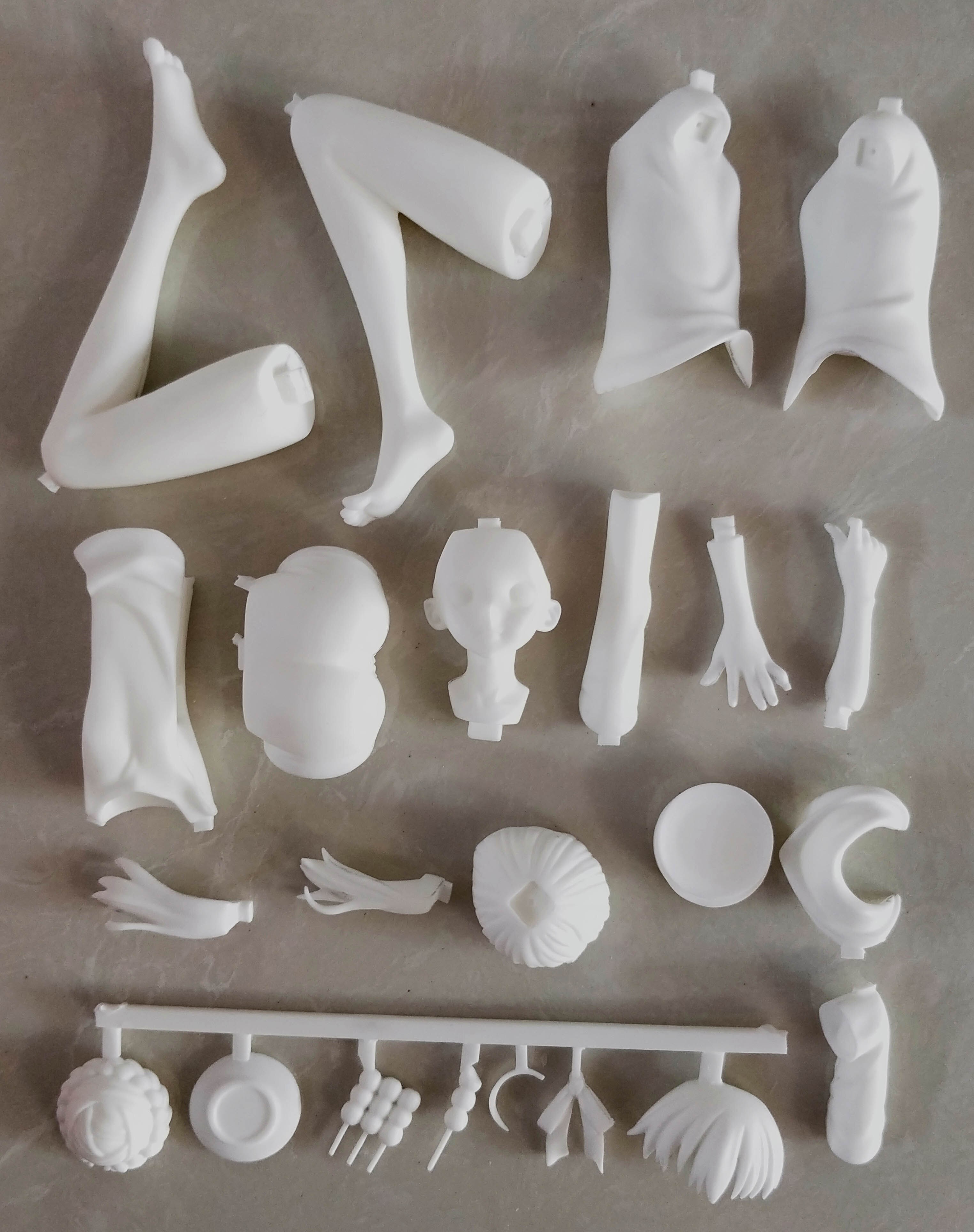 Garage Kit Unpainted Garage Resin Model Kit FGO saber Dumpling Resin ...