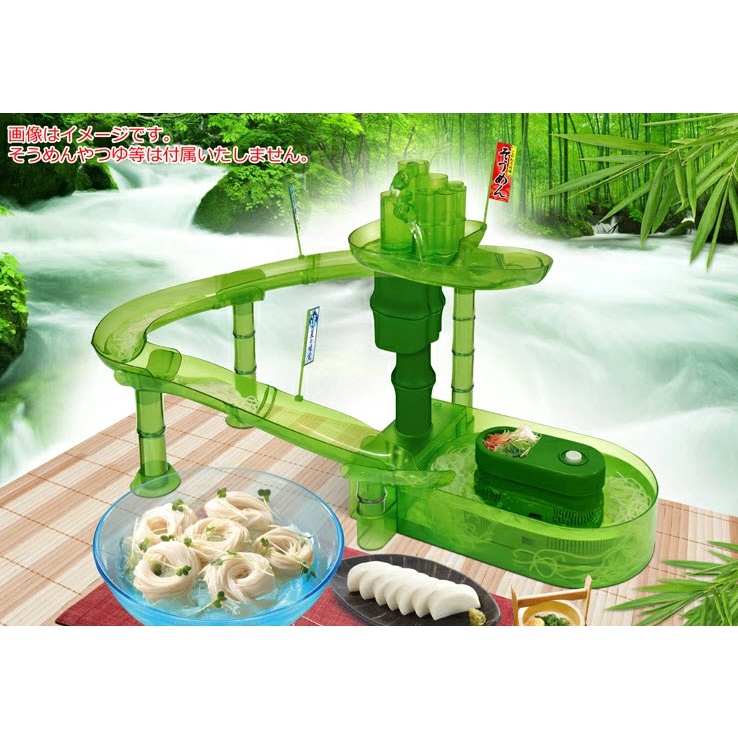 ราเมนสไลเดอร์ slider Ramen โซเม็ง หมี่เย็นญี่ปุ่น Nagashi Somen.โซบะ ...