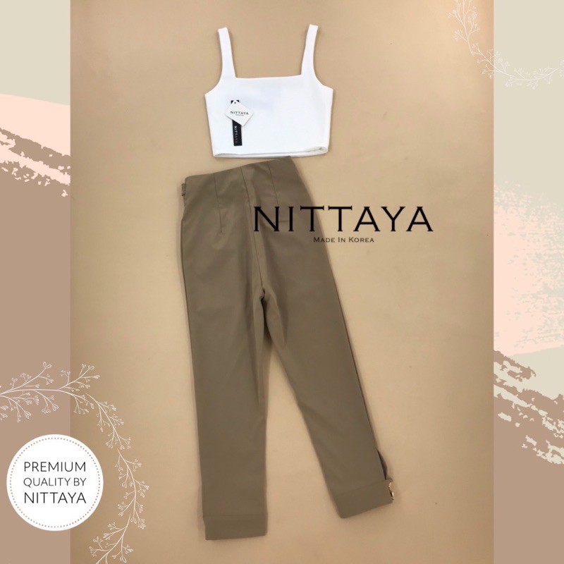 Nittaya set เสื้อครอบแขนตะเกียบ ทรงเหลี่ยม ขายาว size M มือ1 สวยน่ารักไฮโซ - proudpakjira - ThaiPick