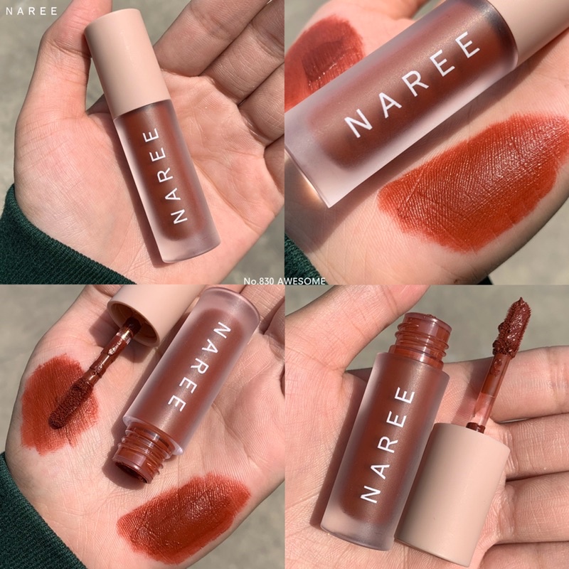 Naree นารี เวลเวท แมท ครีมมี่ ลิป คัลเลอร์ | Shopee Thailand