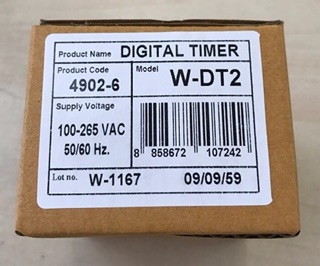 ดิจิตอลทามเมอร์ รุ่น W-DT2 Digital Timer 100-265Vac ยี่ห้อ WIP | Shopee ...
