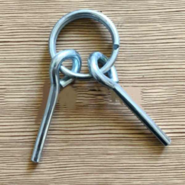 2PCS Awning Tent Poles Rings with 2 Pins for Outdoor Camping Hiking ...